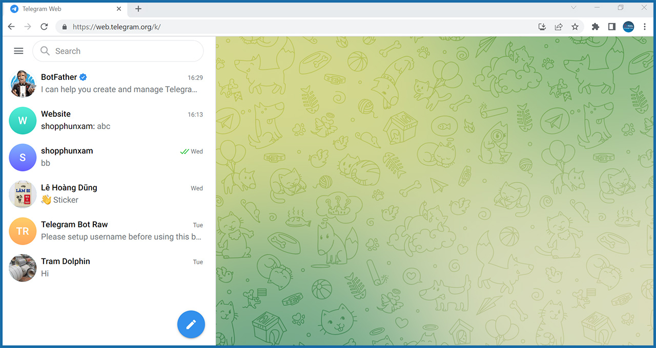 Cấu hình gửi tin nhắn đơn hàng từ website về ứng dụng Telegram